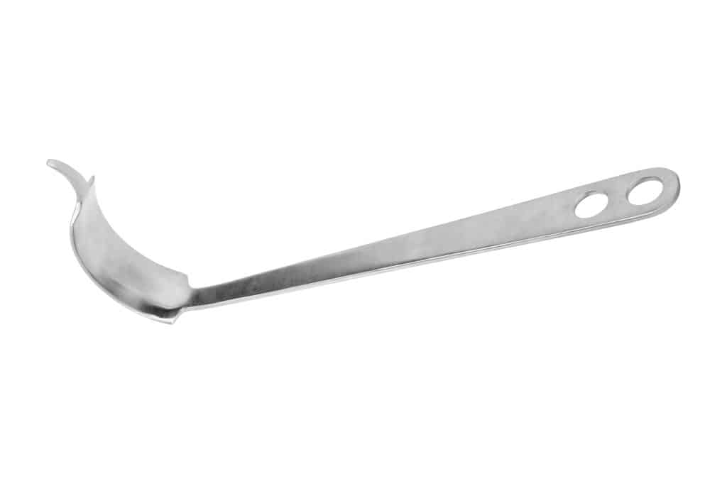 MPR Hohmann Retractor, Large, Curved - MPR Orthopedics