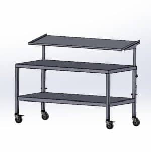 Manual Two-tier Back Tables - MPR Orthopedics